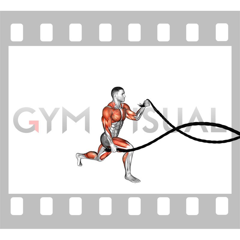 Split Jump Silhouette