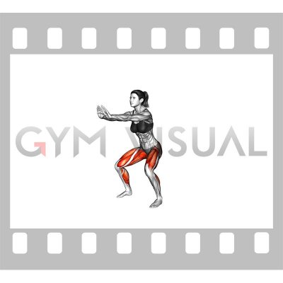 Squat Side Walk (female)